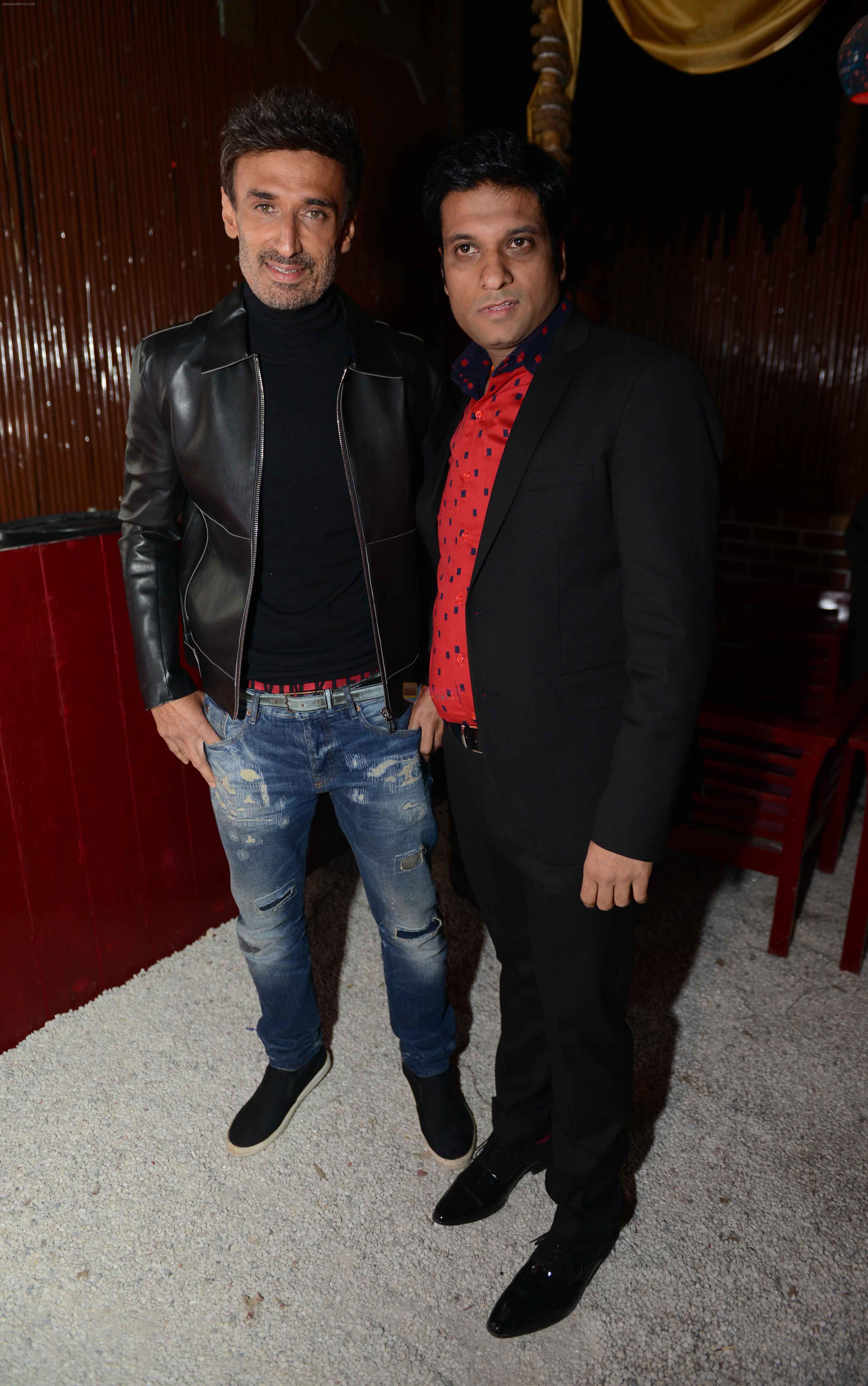Rahul Dev & Nitin Chopra at the Anniversary of Cinema Bar & Lounch in GK-2, New delhi on 29th ...